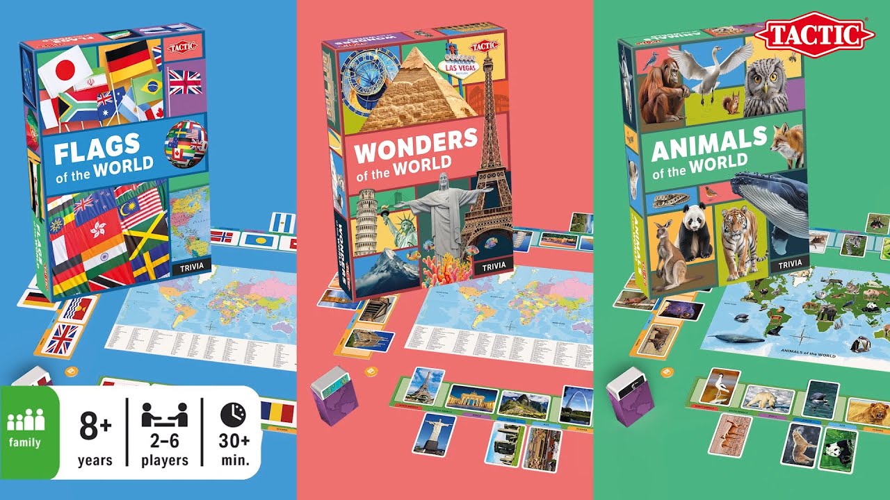 Flags of the World - Unboxing & How to play - YouTube