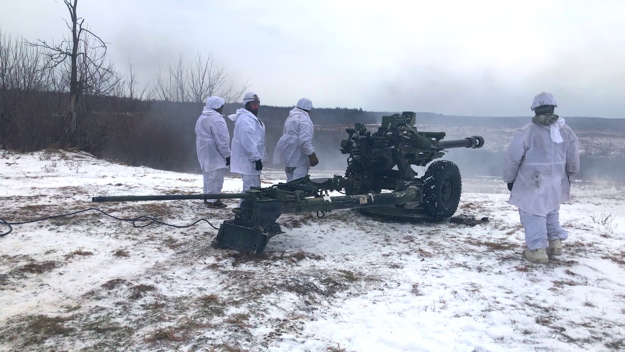 US Army 13B Field Artillery - M119A3 Direct Fire (4K) - YouTube