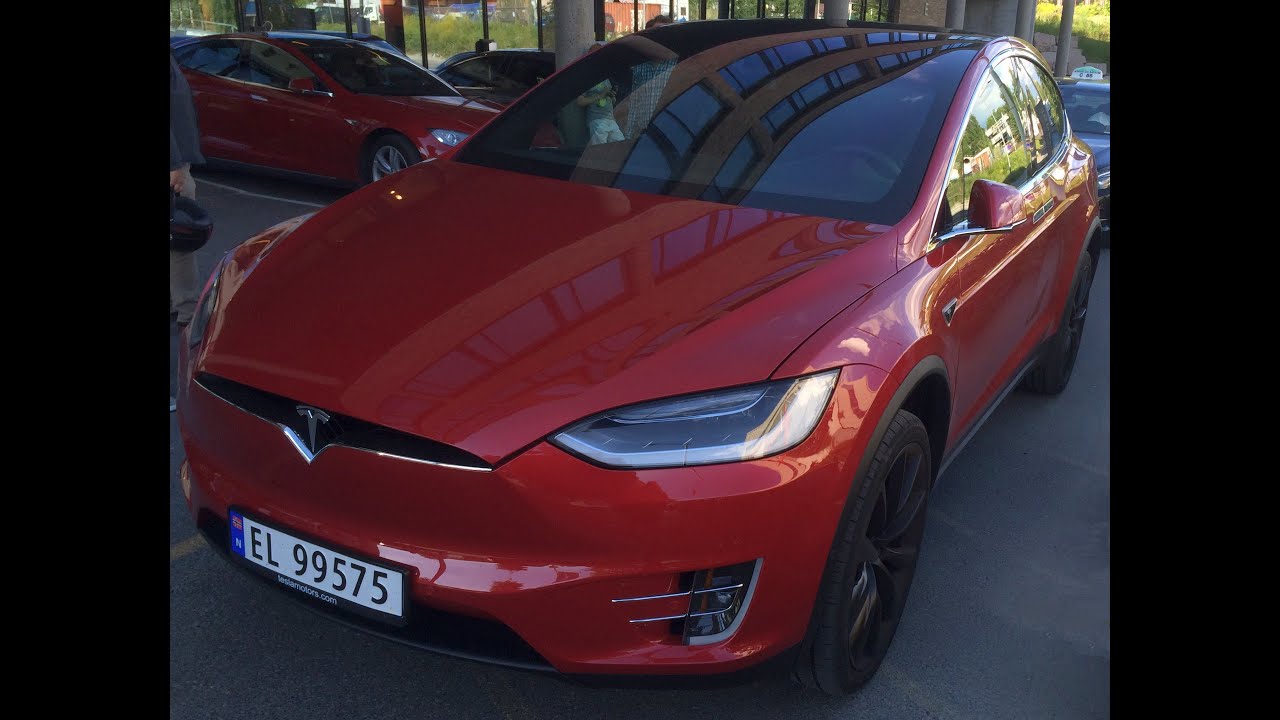 Tesla Model X in Norway, 360° video! Rotate while watching :) - YouTube