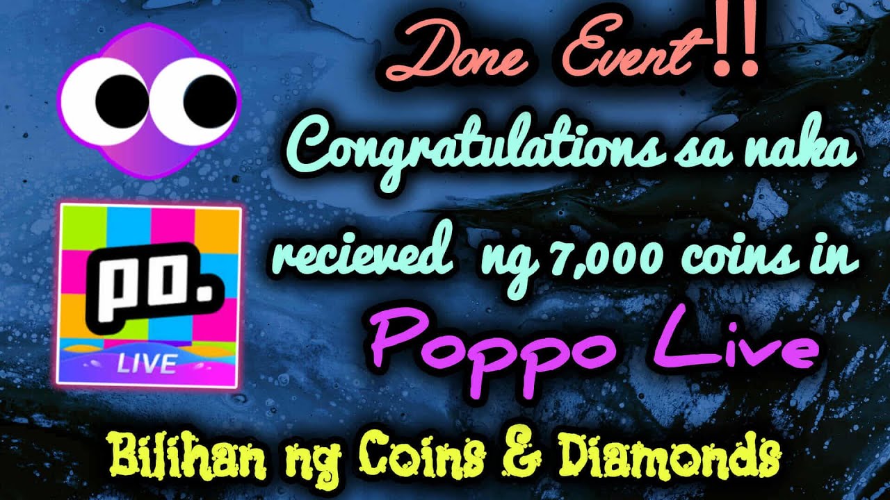 POPPO COINS : GET COINS IN POPPO LIVE | COCODP RECHARGE - YouTube