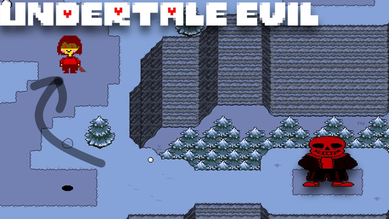 Evil undertale sans no hits killing route - YouTube