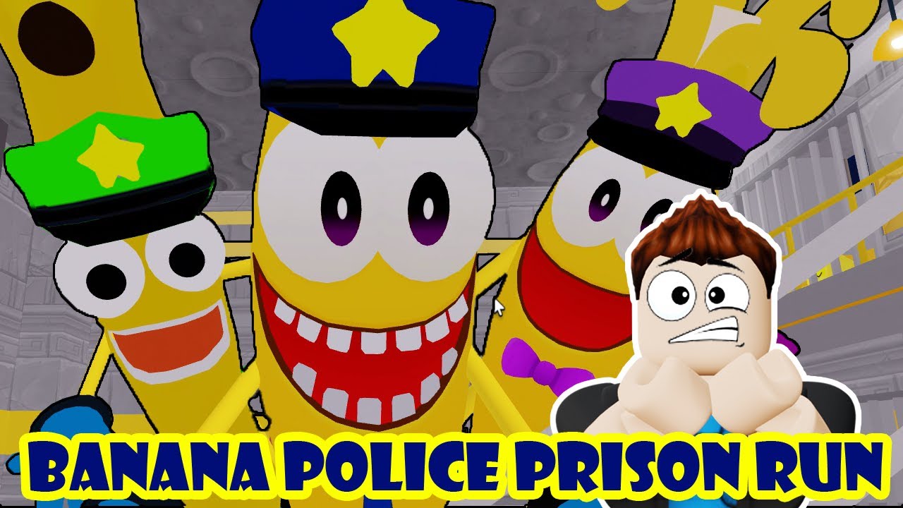 Banana police family prison sa ROBLOX | ang daming banana - YouTube