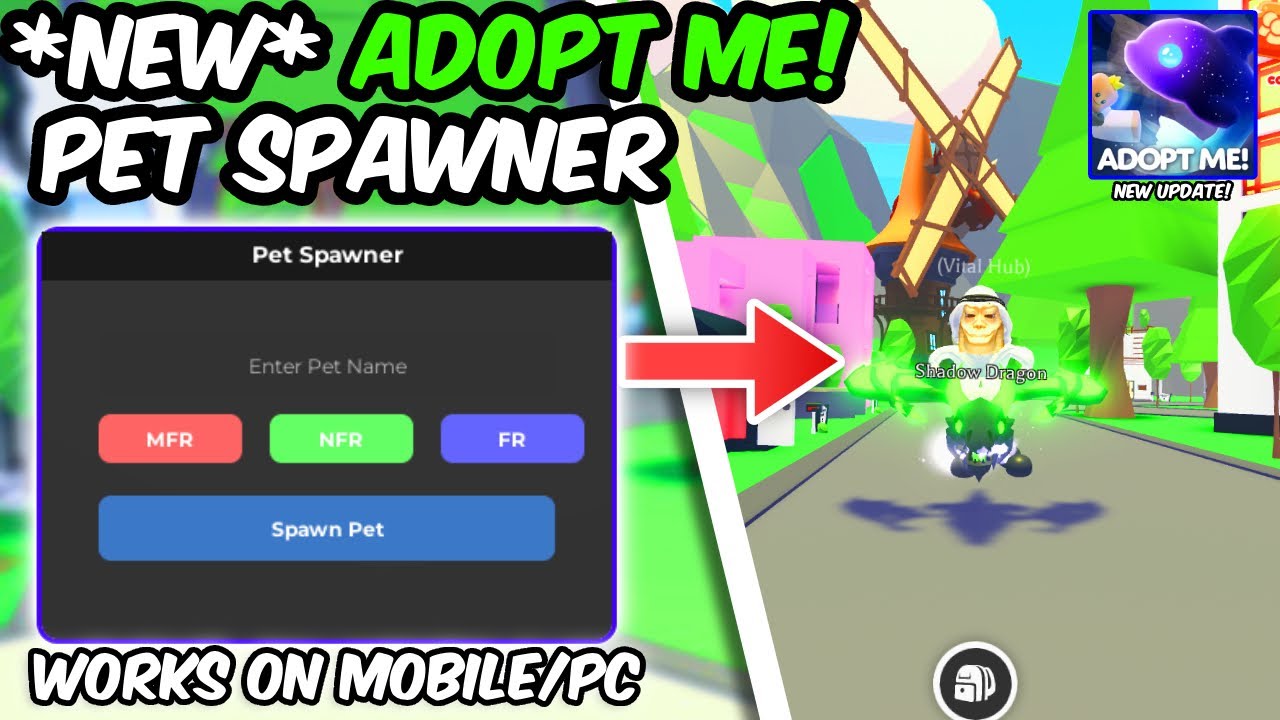 [🌕NEW UPDATE🌌] Adopt Me Script Pet Spawner 🚀 | Pastebin 📜 | NO KEY 🔓 ...