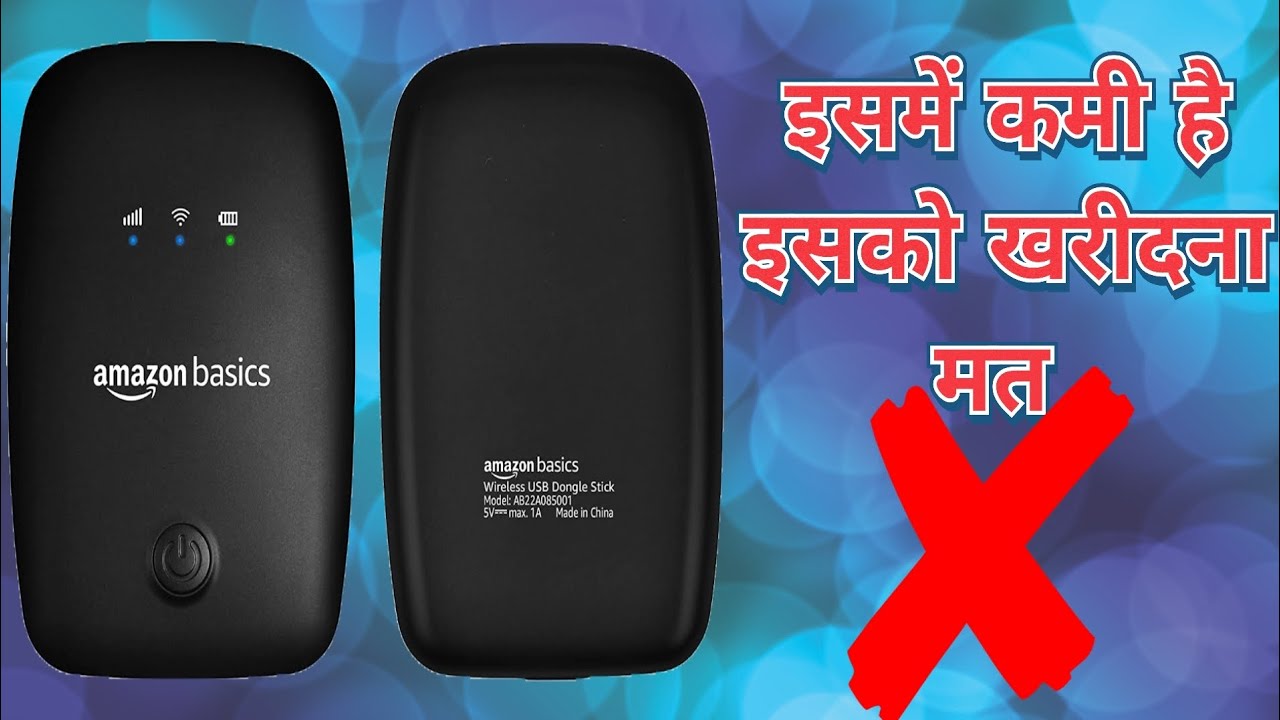 Amazon Basics 4G LTE WiFi Dongle with All SIM Support | Up to 150Mbps ...