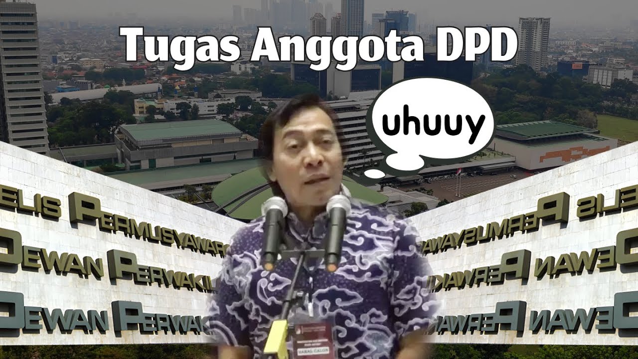 Tugas Bang Komeng Sebagai Anggota DPD | Memahami Peran Penting Anggota DPD - YouTube