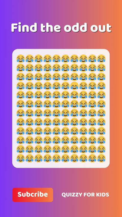 Find The Odd One Out - Emoji Quiz - Part 39 #shorts - YouTube