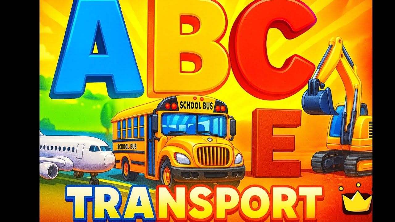 ABC Vehicles for Kids | Learn Alphabet with Fun Transportation - YouTube
