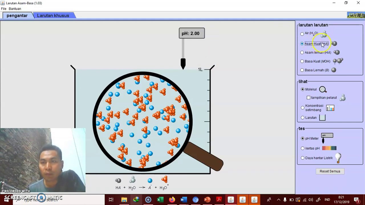 LAB MAYA PHET SIMULATION | Larutan Asam Basa - YouTube