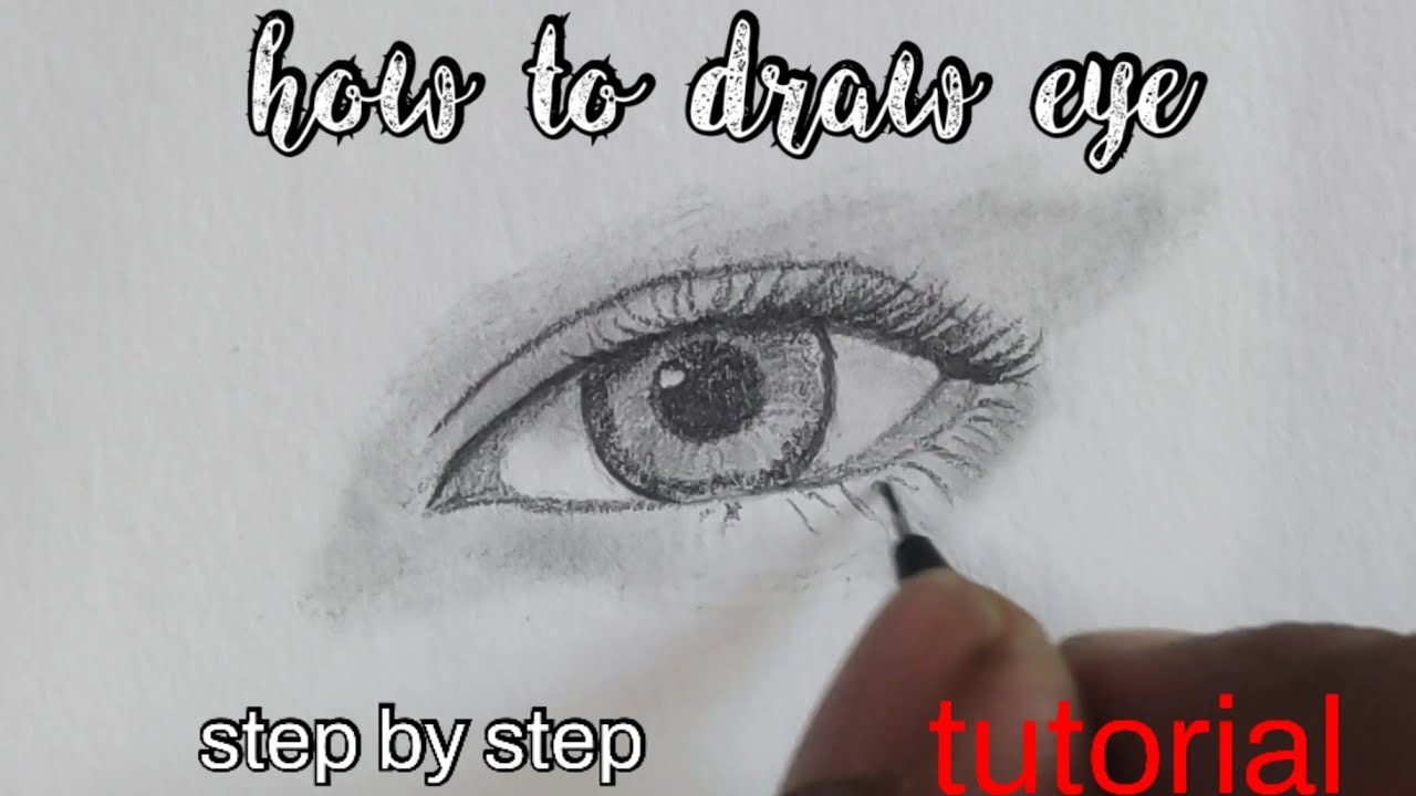 how to draw eye part 4|| step by step #tutorial - YouTube
