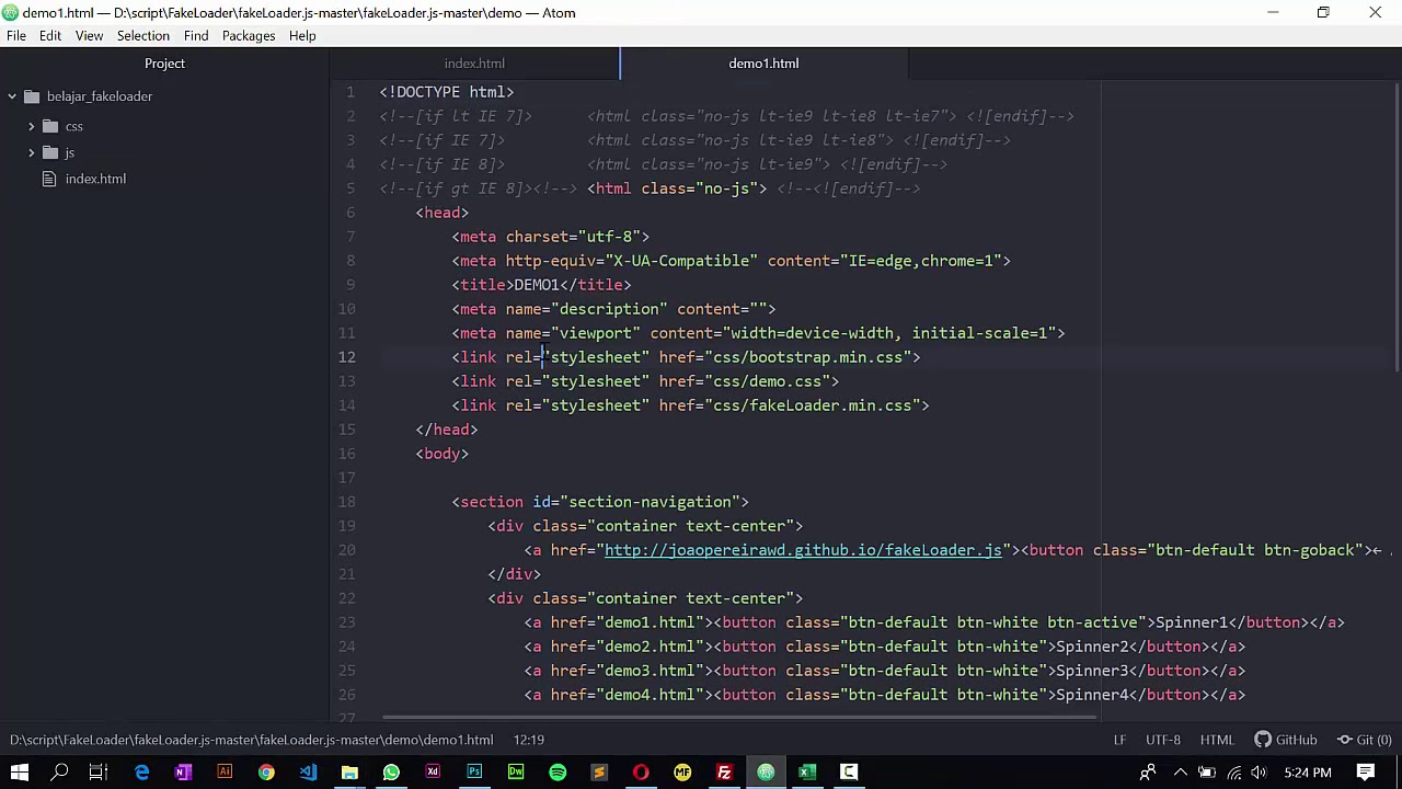 Cara Simpel Membuat Preloader pada website - YouTube
