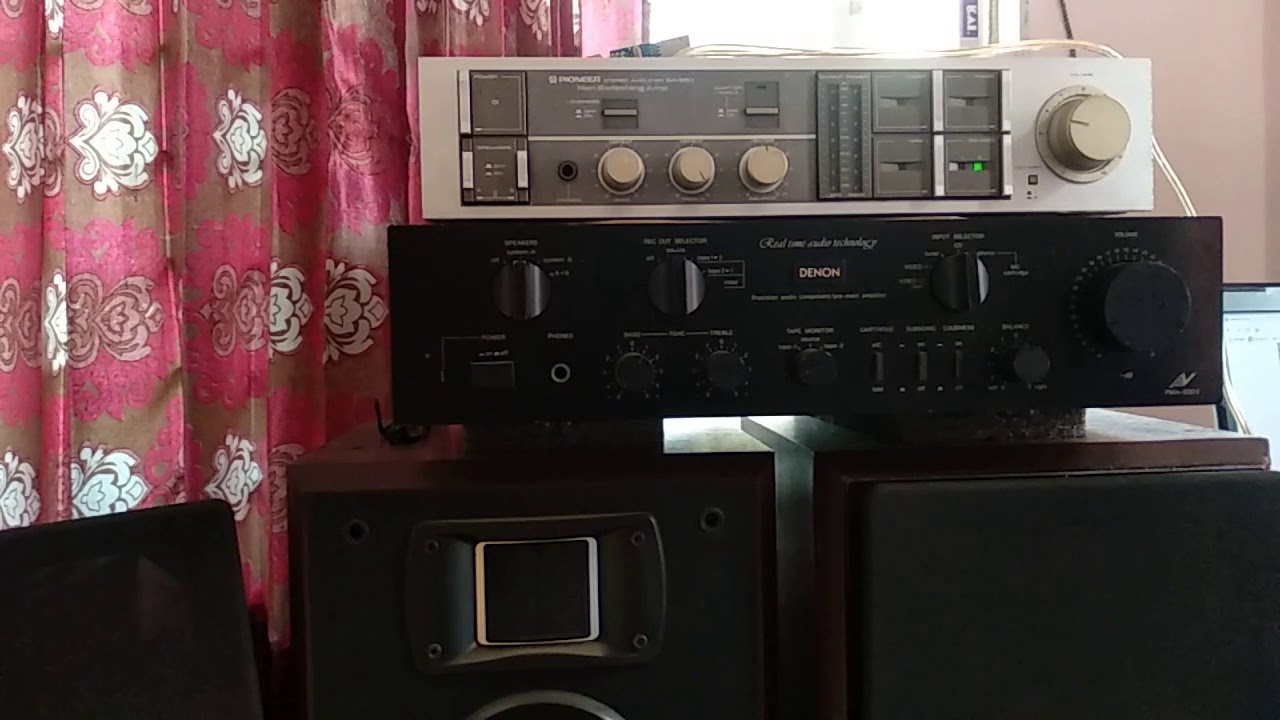 Pioneer SA-950 + Kenwood LS-V710 - YouTube