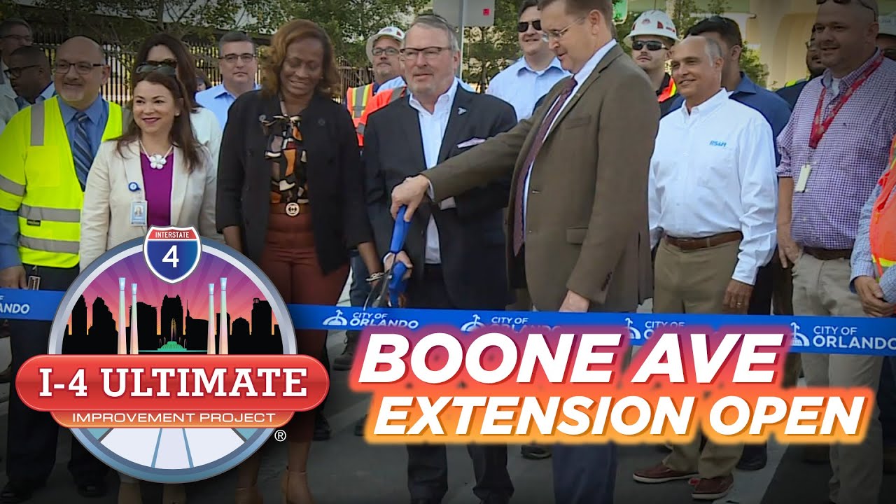 I-4 Ultimate: BOONE AVENUE EXTENSION OPENS - YouTube