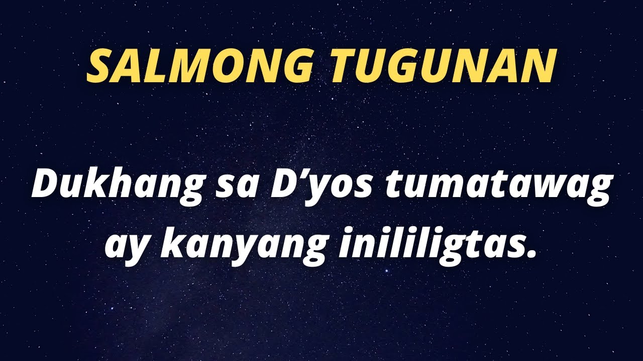 SALMONG TUGUNAN OCTOBER 23 2022 - YouTube