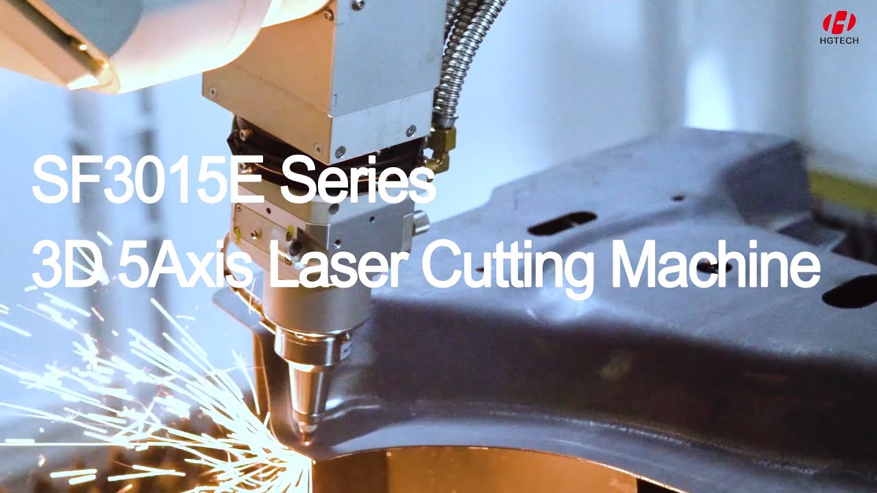 【HGTECH】SF3015E Series 3D 5Axis Laser Cutting Machine - YouTube