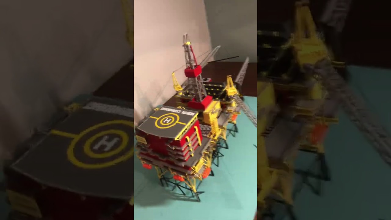 Revell North Cormorant Oil Rig - YouTube