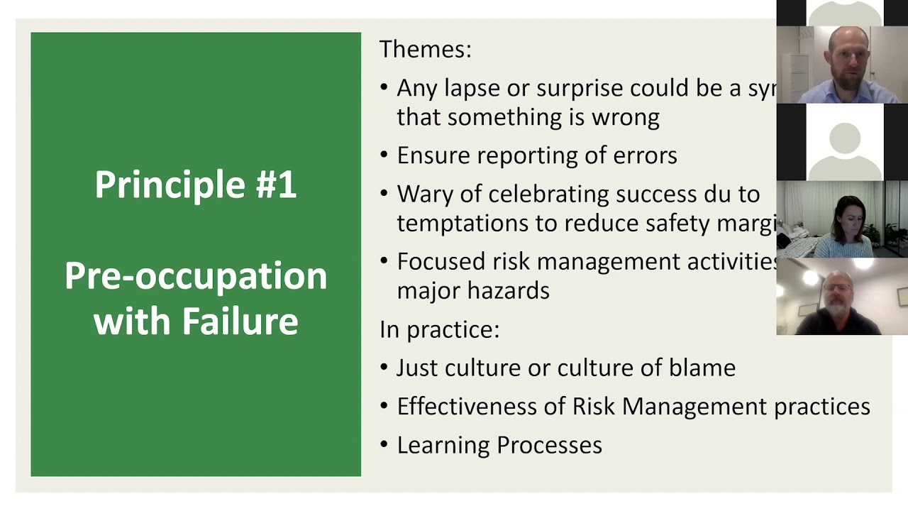 Applying High Reliability Organisational Principles in Mining:A Deeper ...
