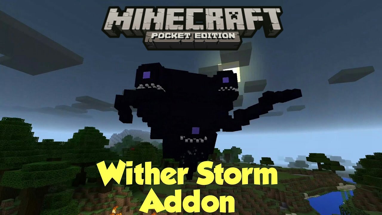 Wither Storm (Addon [Resource i Behavior]) #9 w Minecraft PE - YouTube