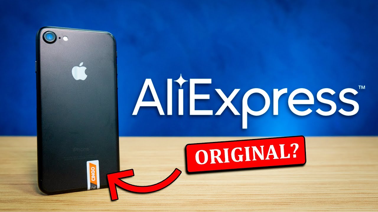 iPhone 7 do ALIEXPRESS! EU COMPREI! Vale a PENA? é Original? Unboxing ...