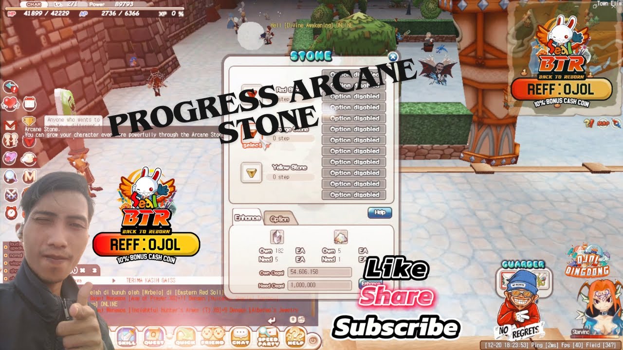 sedikit Contoh progress arcane STONE #sealbtr - YouTube