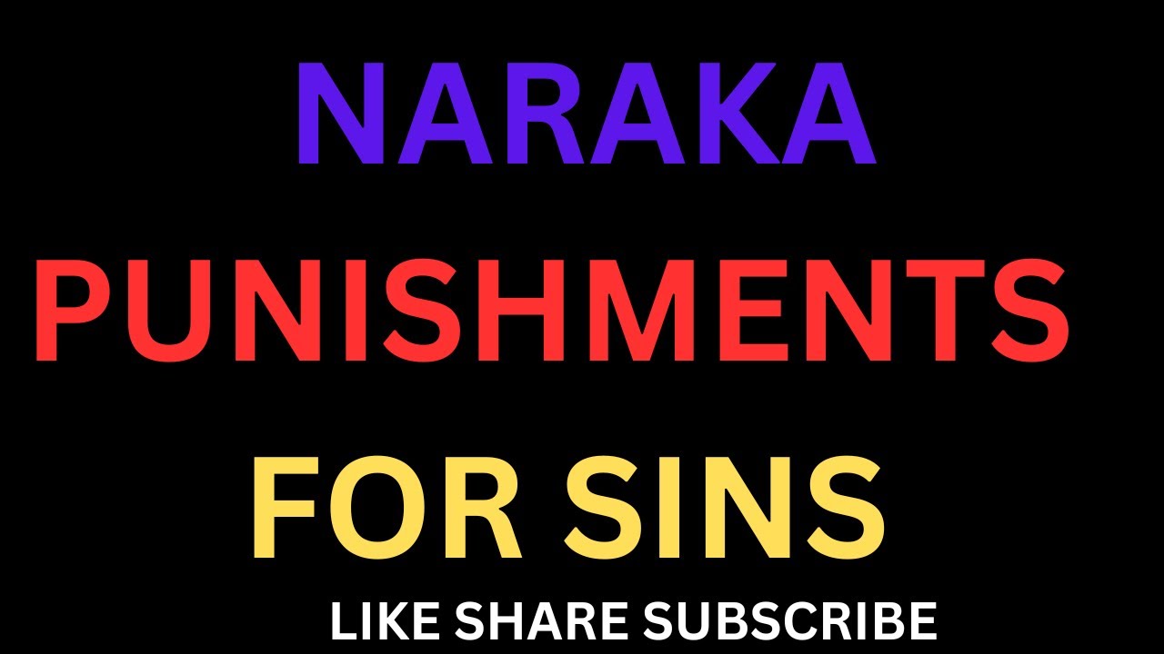 The 28 Realms of Naraka Punishments for Sins in Hindu Scriptures - YouTube