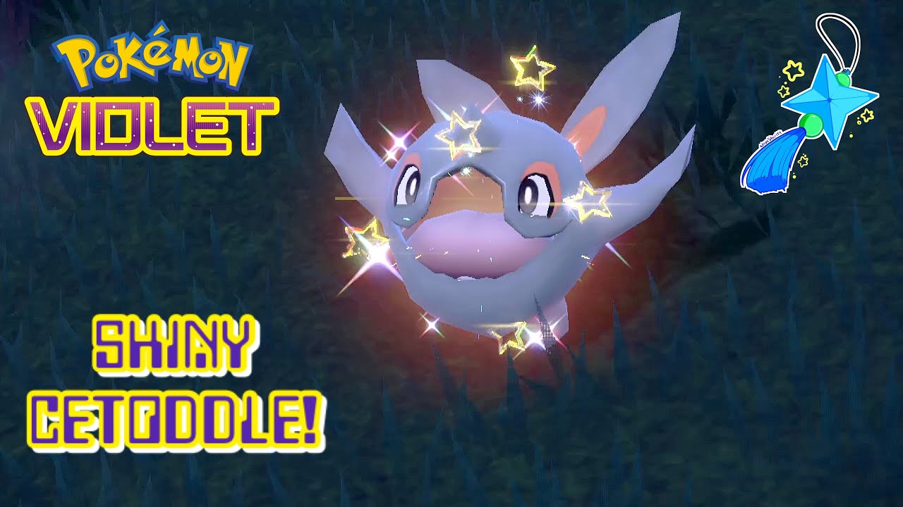 Pokémon Violet: SHINY CETODDLE! CAUGHT WITH ONE SECOND LEFT IN ICE ...