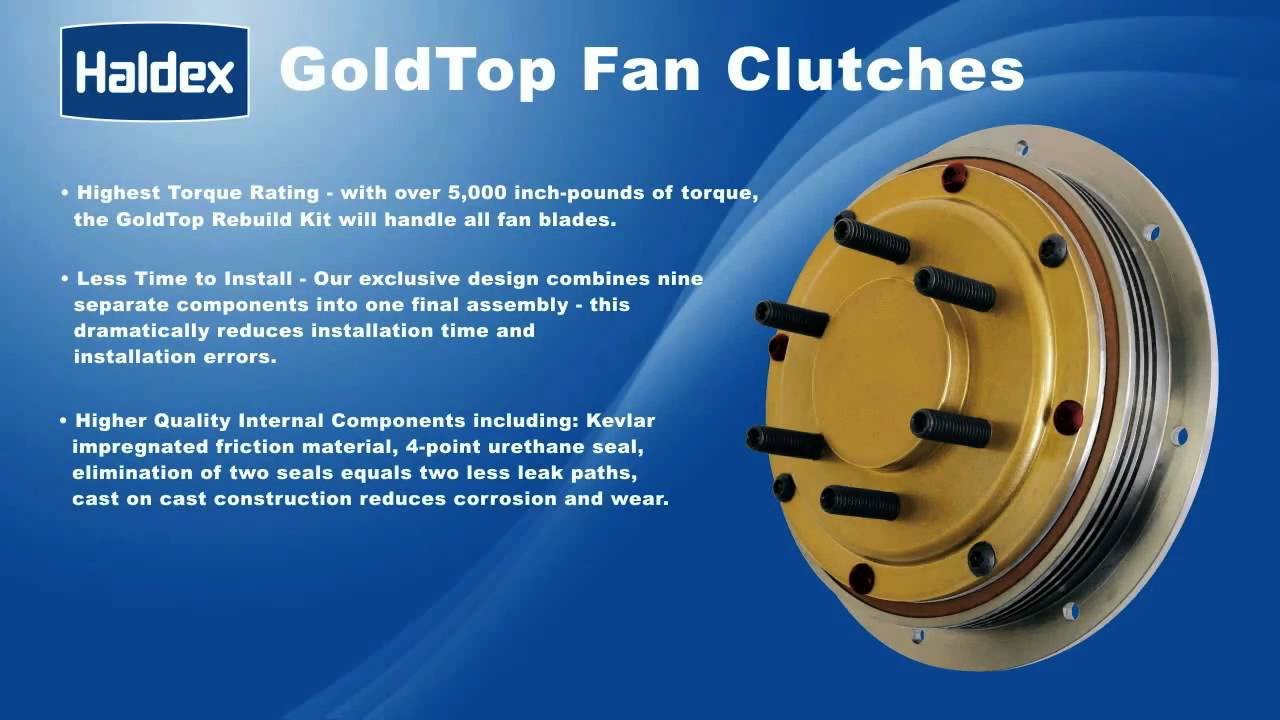 Haldex Gold Top Fan Clutch - YouTube