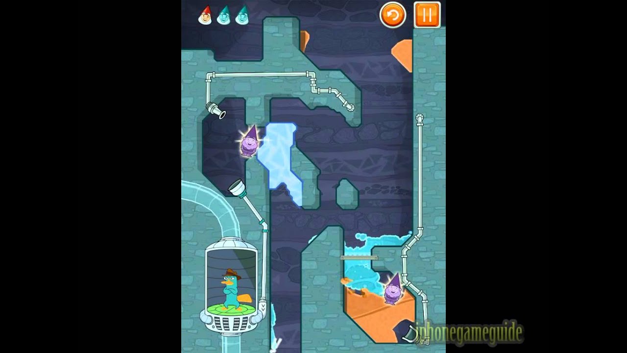 Where's My Perry? Level 4-17 Ice Breaker Walkthrough (Mission 4) - YouTube