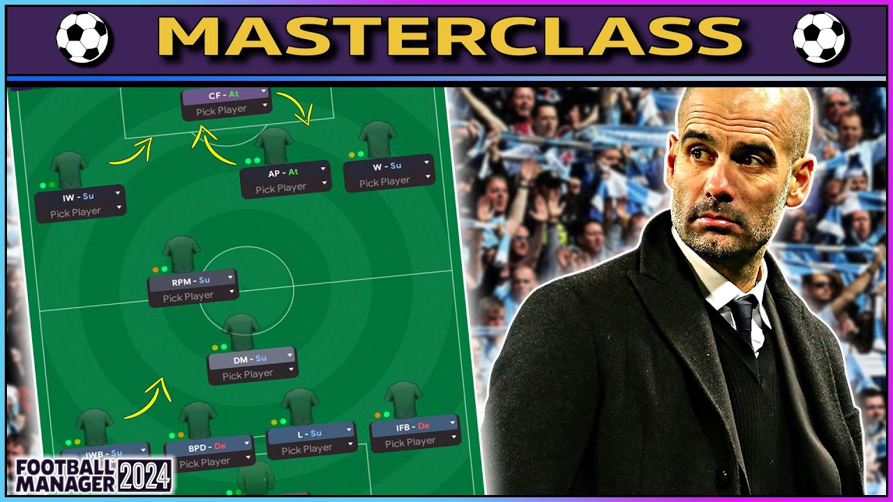 Pep Guardiola TACTIC | Football Manager 2024 | - YouTube