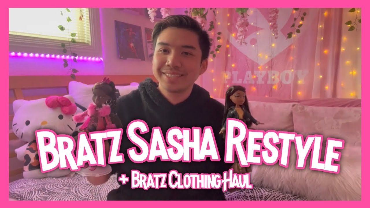 Restyling My Bratz Sasha Doll + Bratz Clothing Haul - YouTube