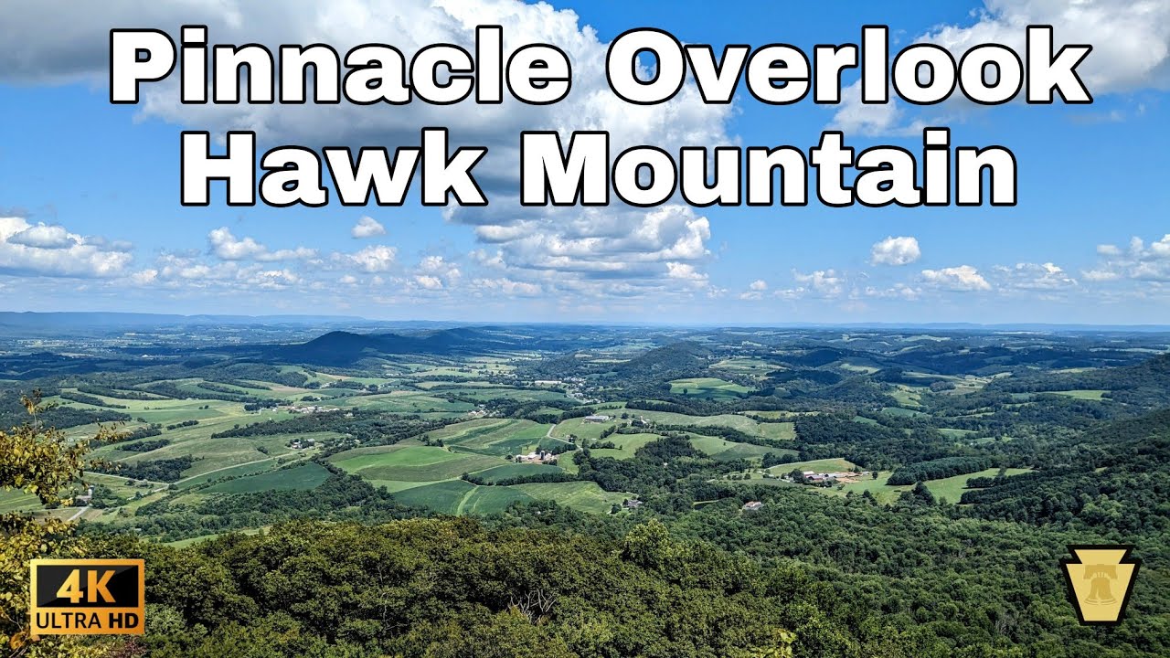 Pinnacle Overlook - Hawk Mountain Pennsylvania (4K) - YouTube