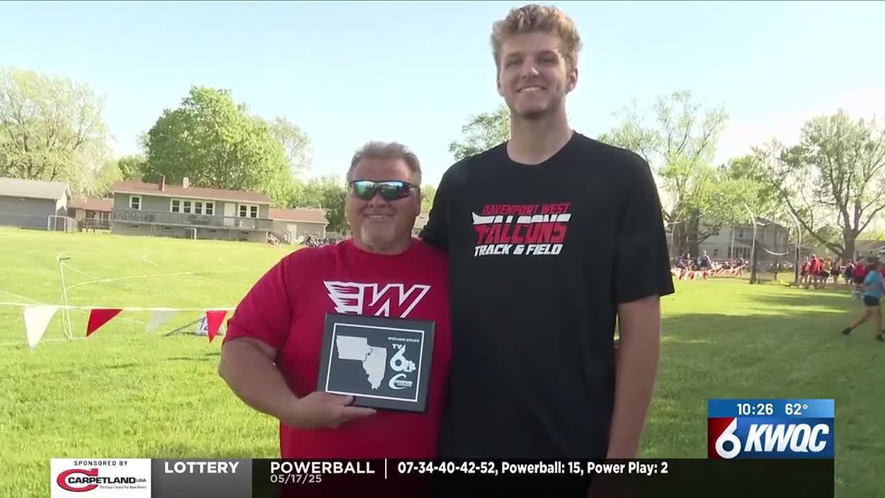 Nolan Dempsey wins Spotlight Athlete of the Week - YouTube