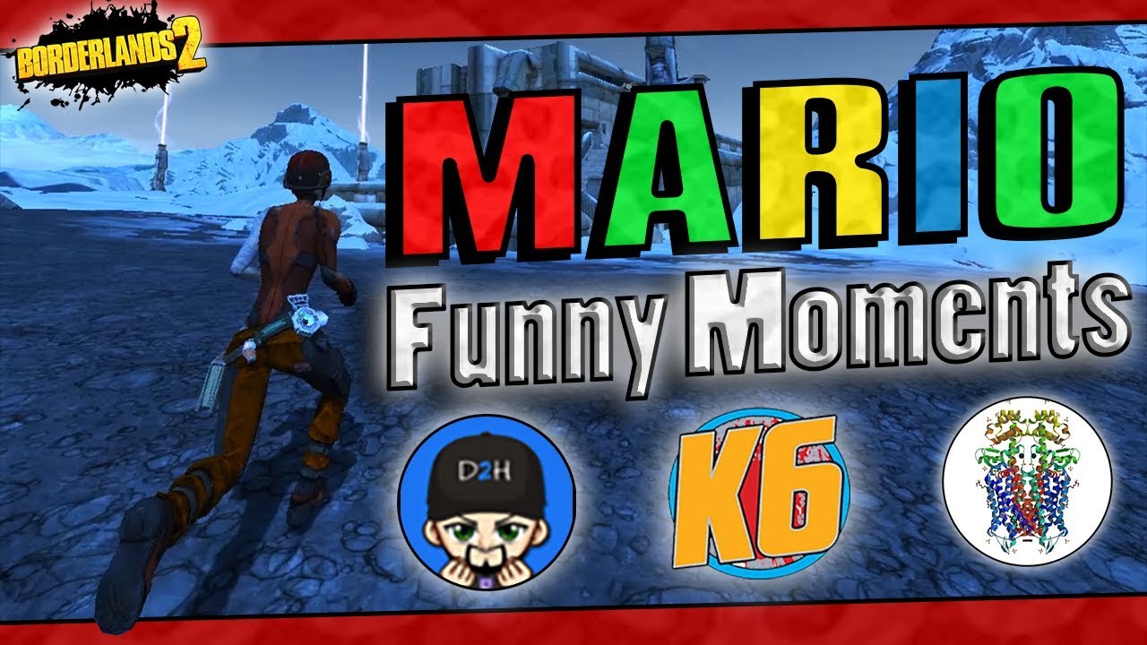 Borderlands 2 | Mario Lands w/ K6, D2H, And Mopioid | Funny Moments #1 ...