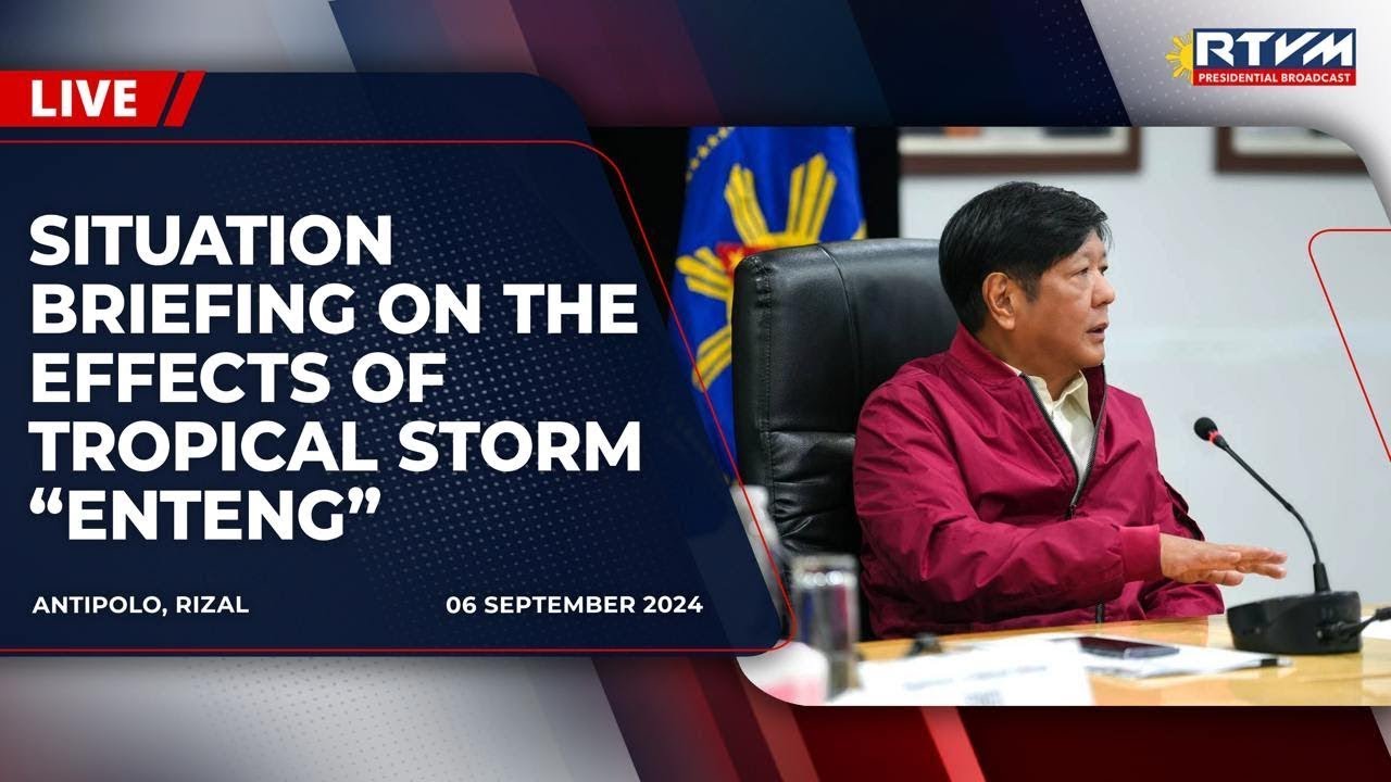 Situation Briefing on the Effects of Tropical Storm Enteng in Rizal ...
