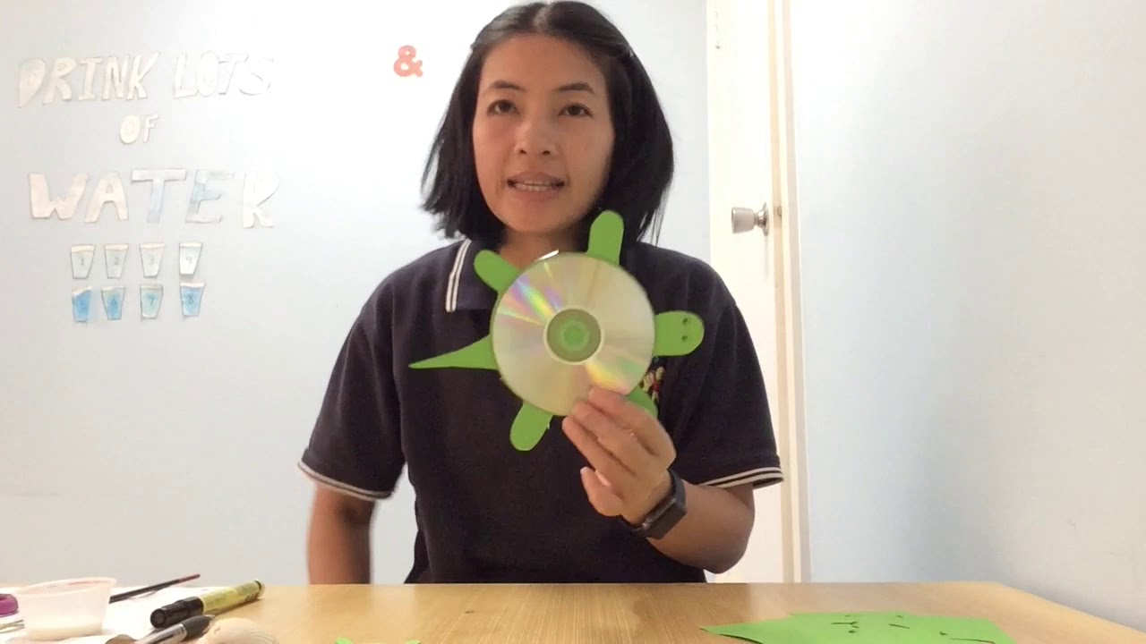 Craft | CD Tortoise & Seashell Turtle - Thursday 21st May 2020 - YouTube