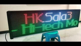 Jual Running Text Rgb 40x140cm Wifi Outdoor New di Lapak hksalatiga LED ...