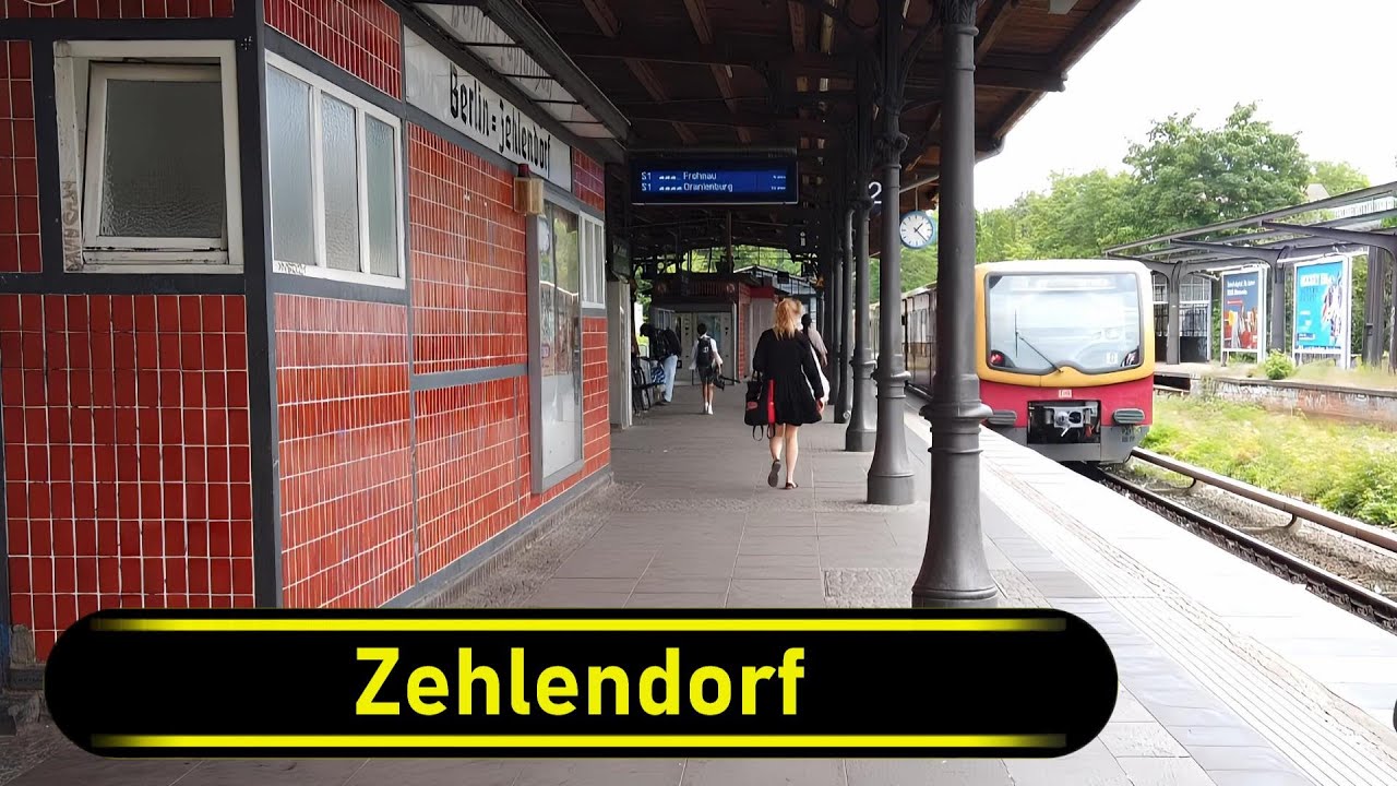 S-Bahn Station Zehlendorf - Berlin 🇩🇪 - Walkthrough 🚶 - YouTube