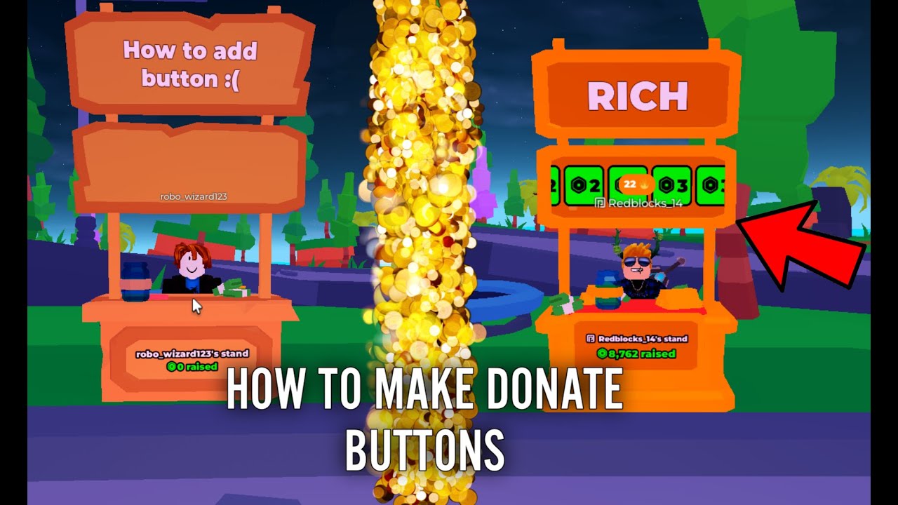 HOW TO MAKE DONATE BUTTONS IN PLS DONATE - YouTube