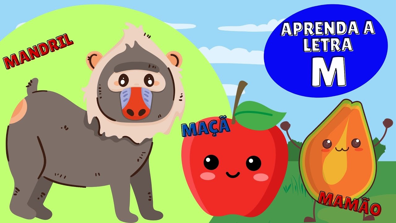 Letra M - Aprenda o Alfabeto | Abecedário para crianças - YouTube