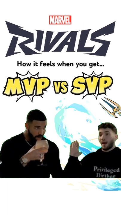 How it feels to get MVP vs SVP 🤣 #funny #gaming #marvel #marvelrivals - YouTube