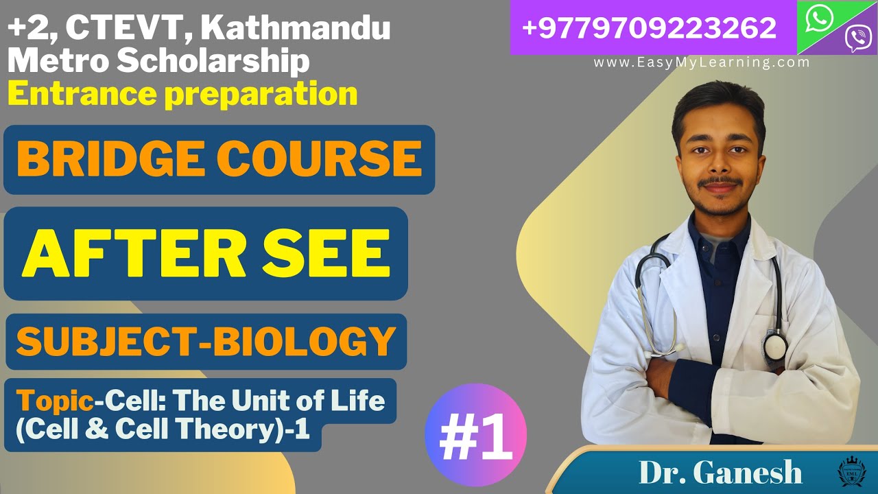 #1 Free Online live Bridge course | Biology first chapter ...