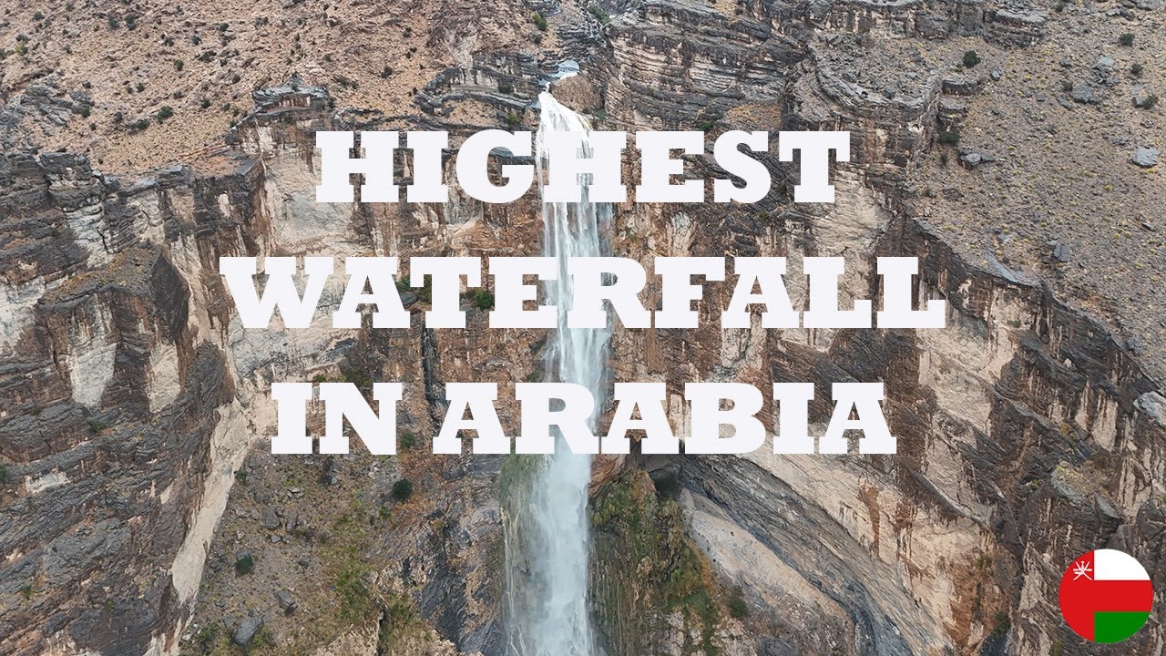Highest Waterfall in Arabia - Halfeen Waterfall, Jebel Akhdar, Oman ...