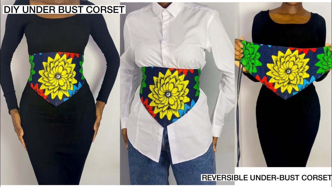 How to make a Reversible Under-Bust Corset - YouTube