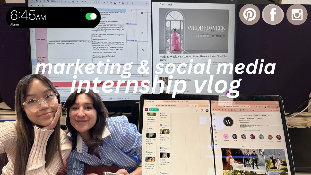 DAY IN THE LIFE OF A SOCIAL MEDIA MARKETING INTERN | advertising, no ...