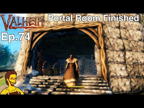 Finished Portal Room w/Armory(fixed edit) | Valheim (Early Access) | Ep ...