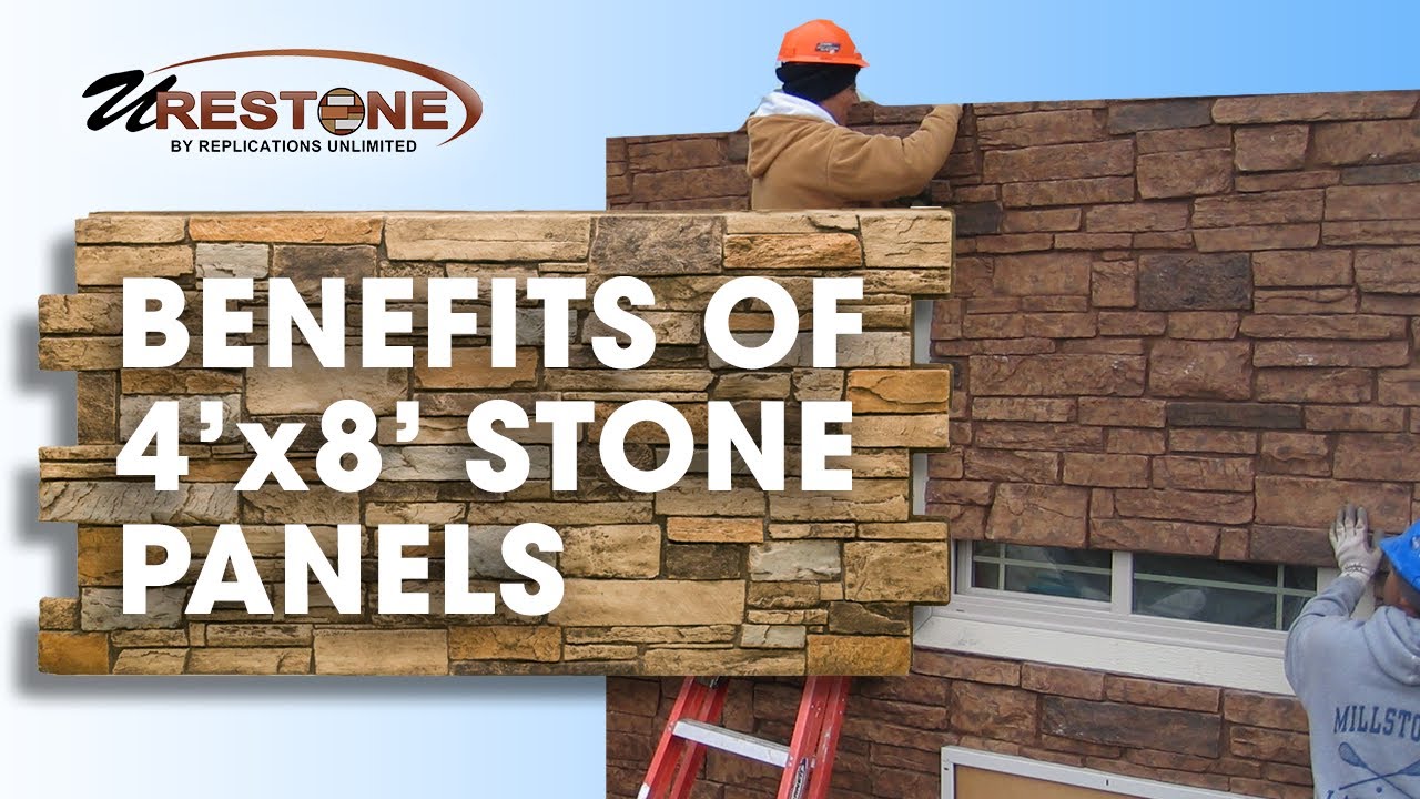 Benefits Of 4 x8 Stone Panels Urestone Faux Stone Panels YouTube