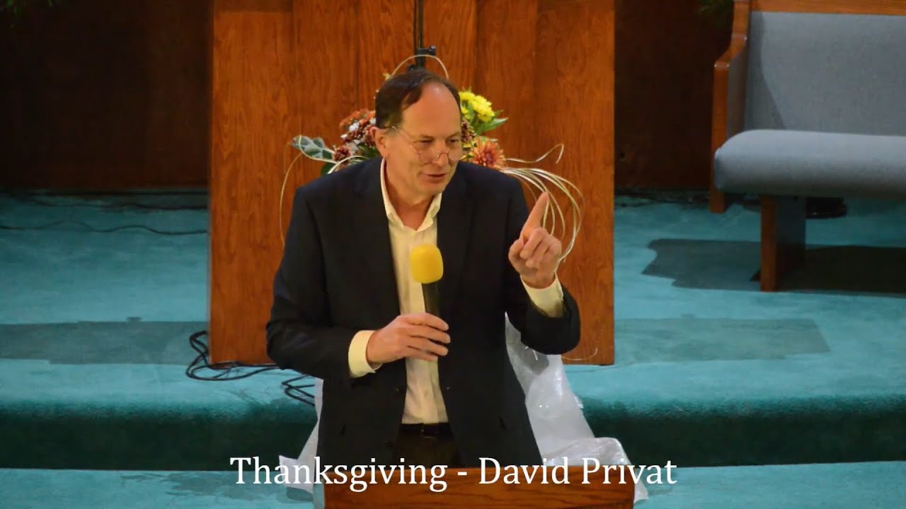 11-25-23 Thanksgiving - David Privat - YouTube