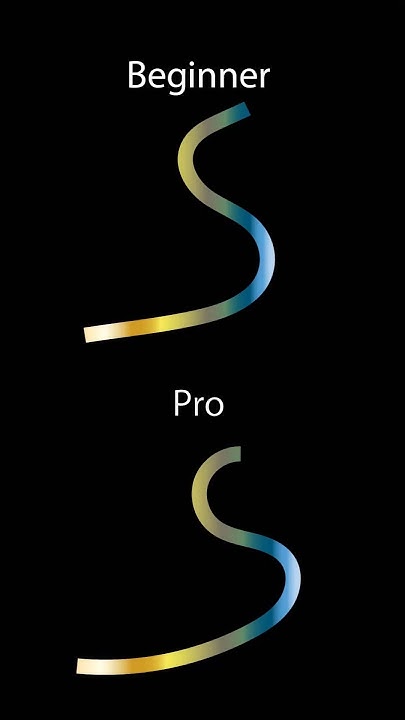 Beginner Vs Pro Pencil tool Trick For smooth paths - YouTube