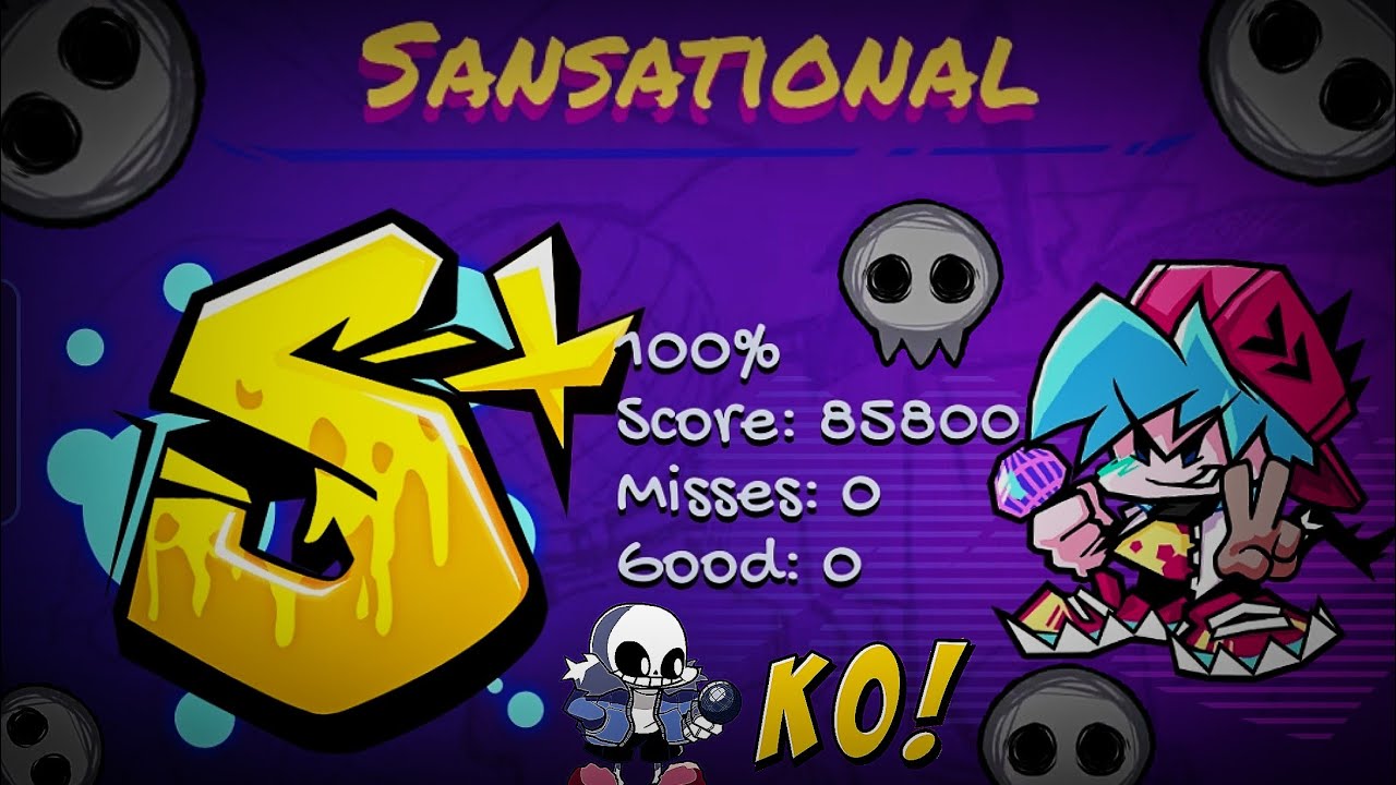 FNF Carnival - Rap Battle (Mobile) SANSational Hard S+ all SICK - YouTube