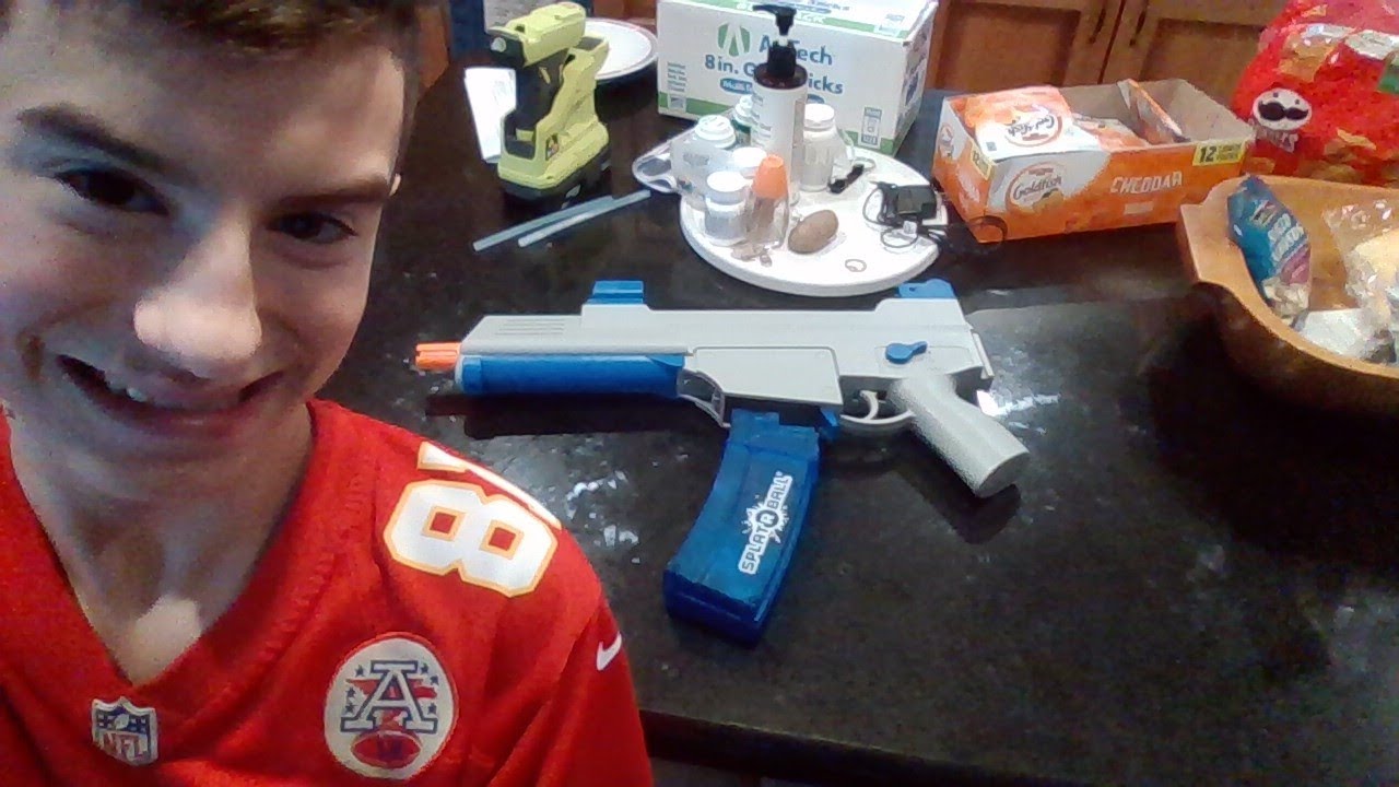 How to make SplatrBall ammo, load it, and shoot it! (NOT A REAL GUN ...