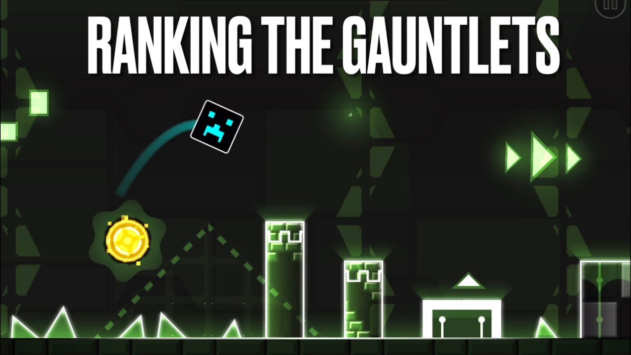 Ranking the Geometry Dash Gauntlets! - YouTube
